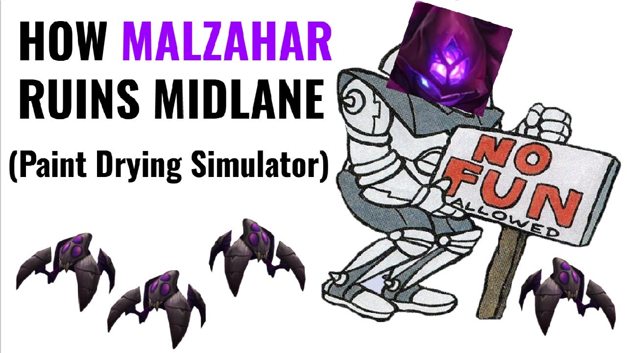 How Malzahar RUINS Midlane (Paint Drying Simulator) - YouTube