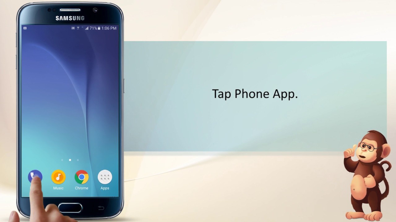 How to Make A Call on Samsung smart phones user guide support - YouTube