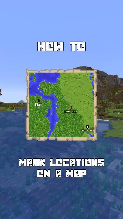 How to Mark Locations on a Map in Minecraft - YouTube
