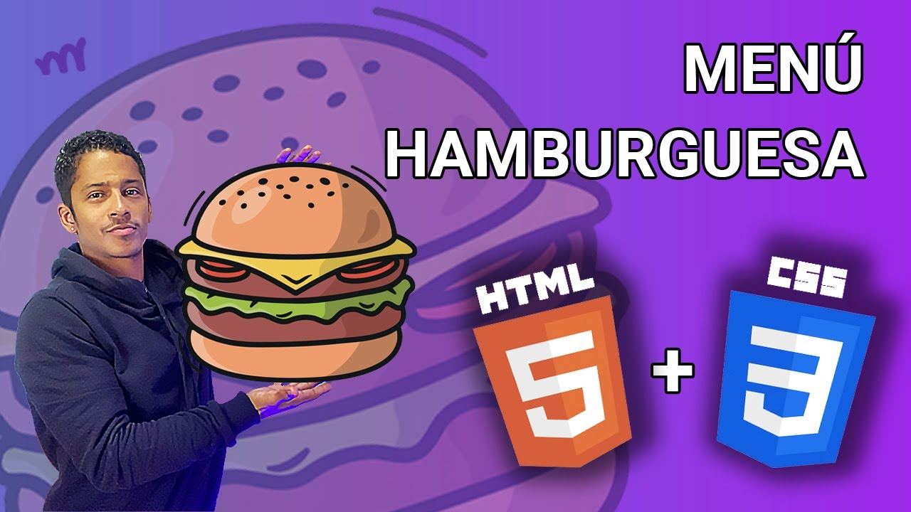 MenĂș Hamburguesa đ Con Html Css Youtube