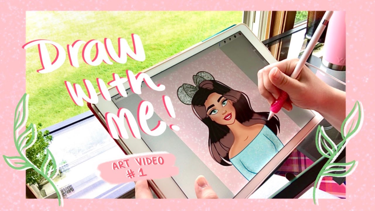 Draw With Me | Studio Vlog | 1st video| Art drawing video ...