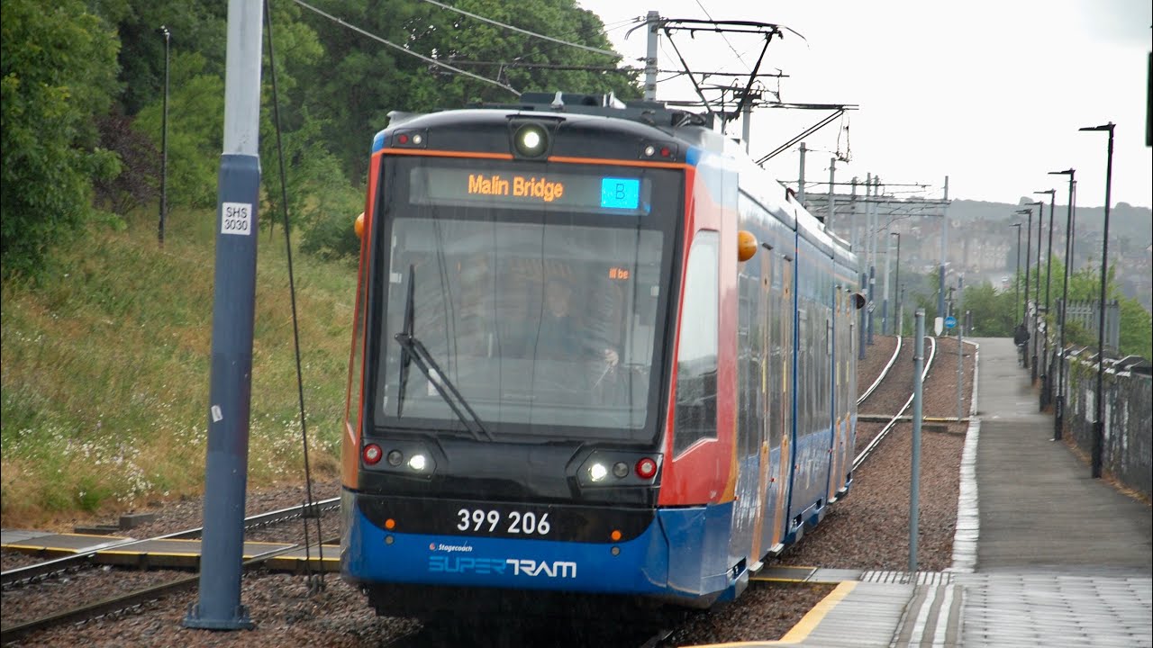 Tram Journey: Stagecoach Sheffield Supertram Class 399206 - YouTube