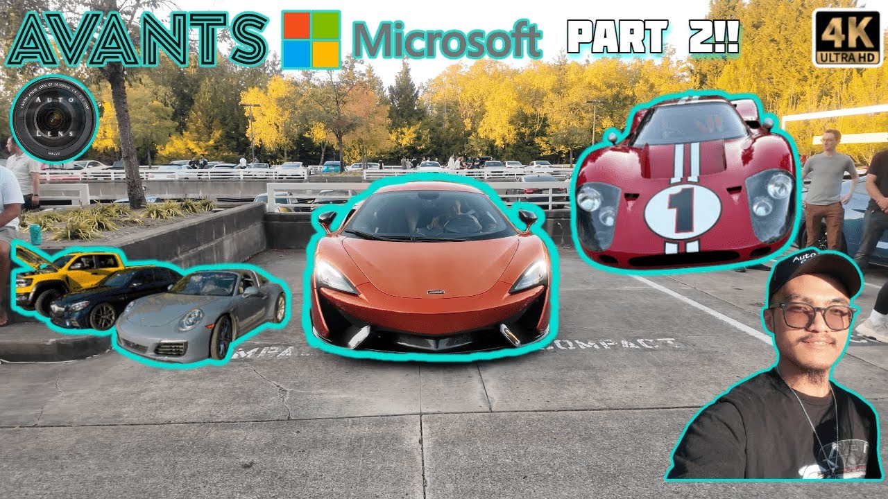 Avants x Microsoft Cars & Code! INSANE Car Show at Microsoft HQ ...