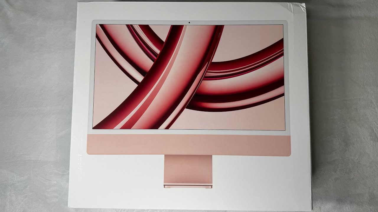 IMAC 24 M3 | RED | UNBOXING - YouTube