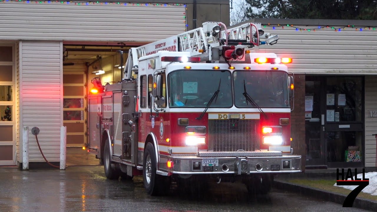 District of North Vancouver Fire & Rescue Services - Quint 5 Responding ...