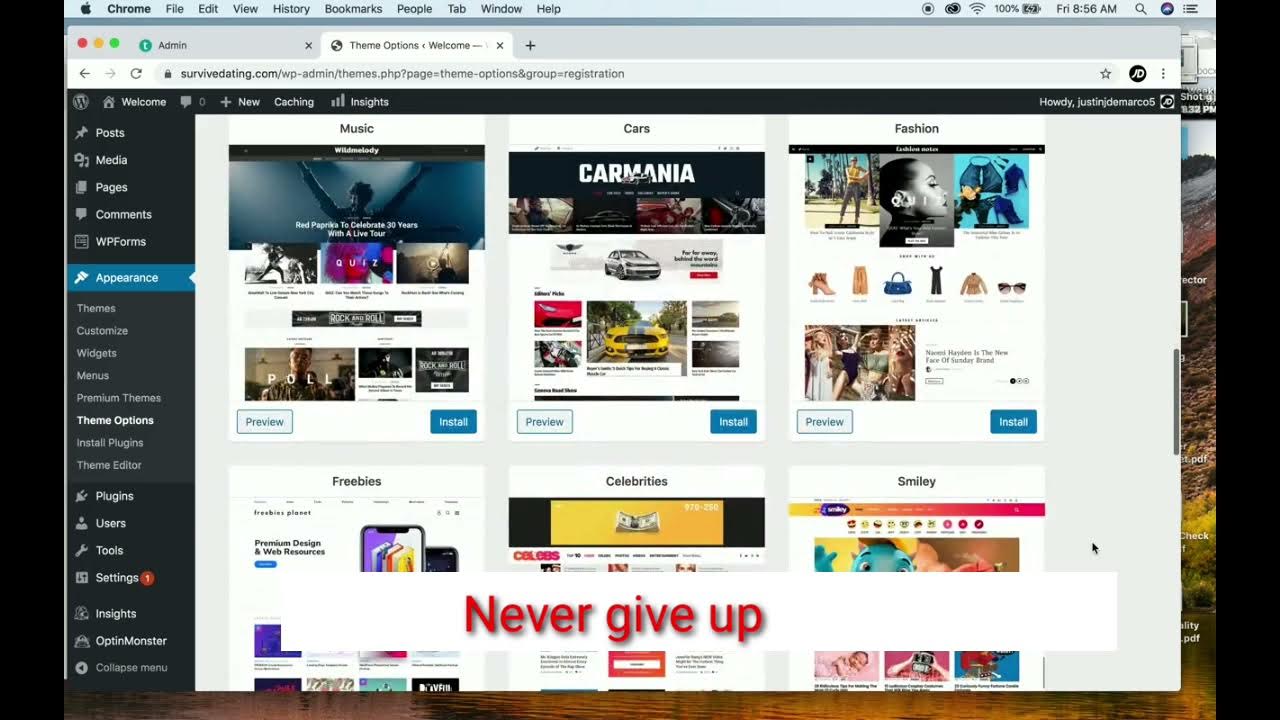 3 Adsense Arbitrage Installing Your WordPress Theme - YouTube