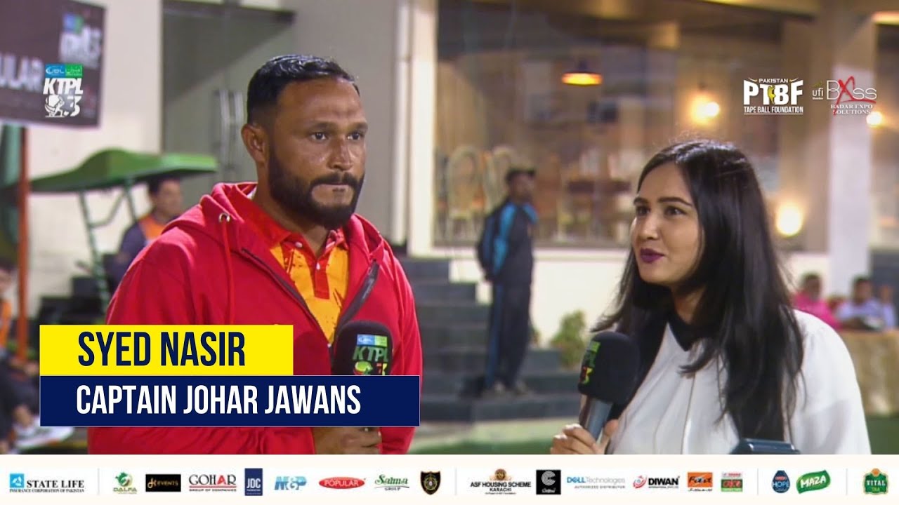 Syed Nasir ( Captain of Johar Jawans ) Interview I KTPL S3 - YouTube