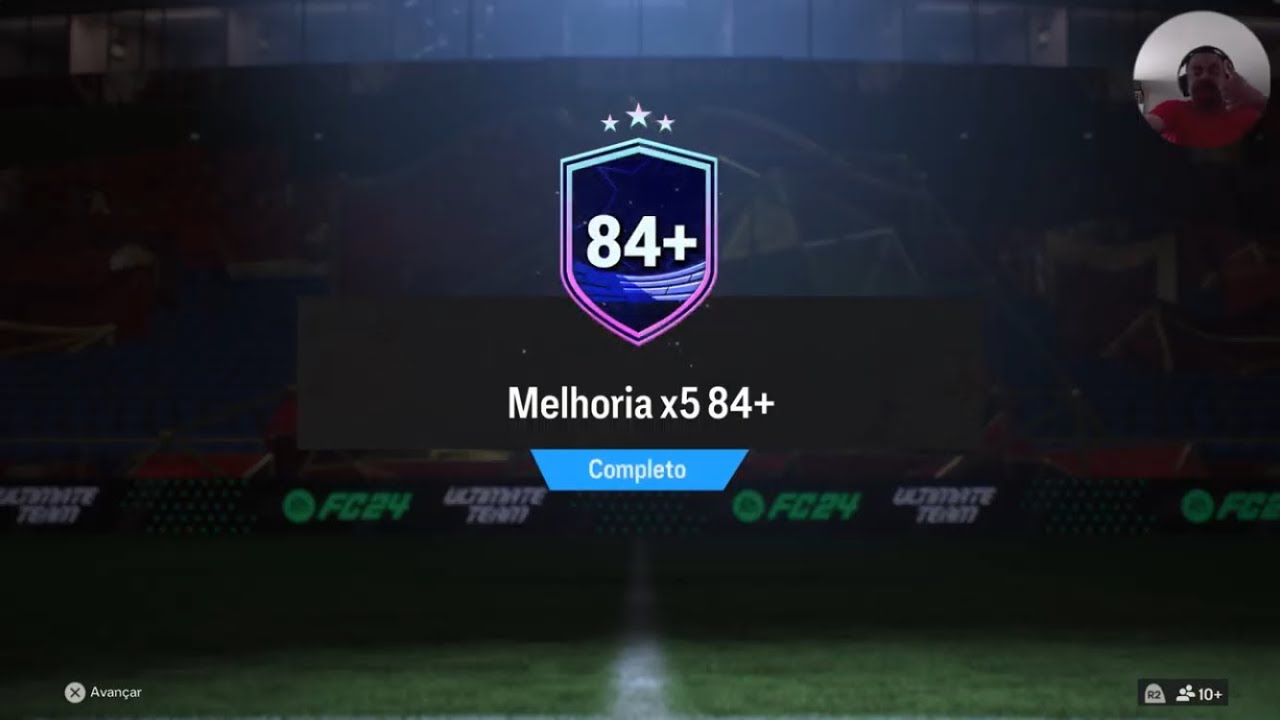 Melhoria de 5X 84+ DO EAFC 24. PS5. - YouTube