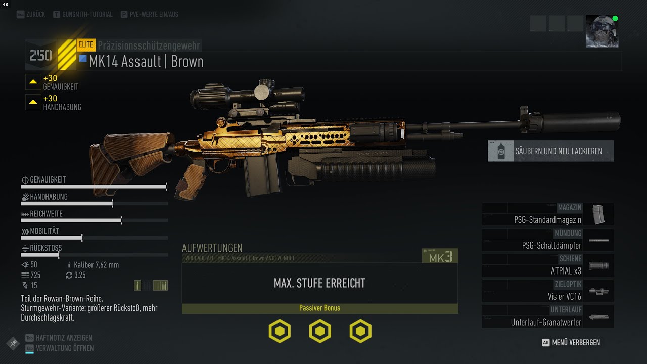 MK14 Assault Brown - YouTube