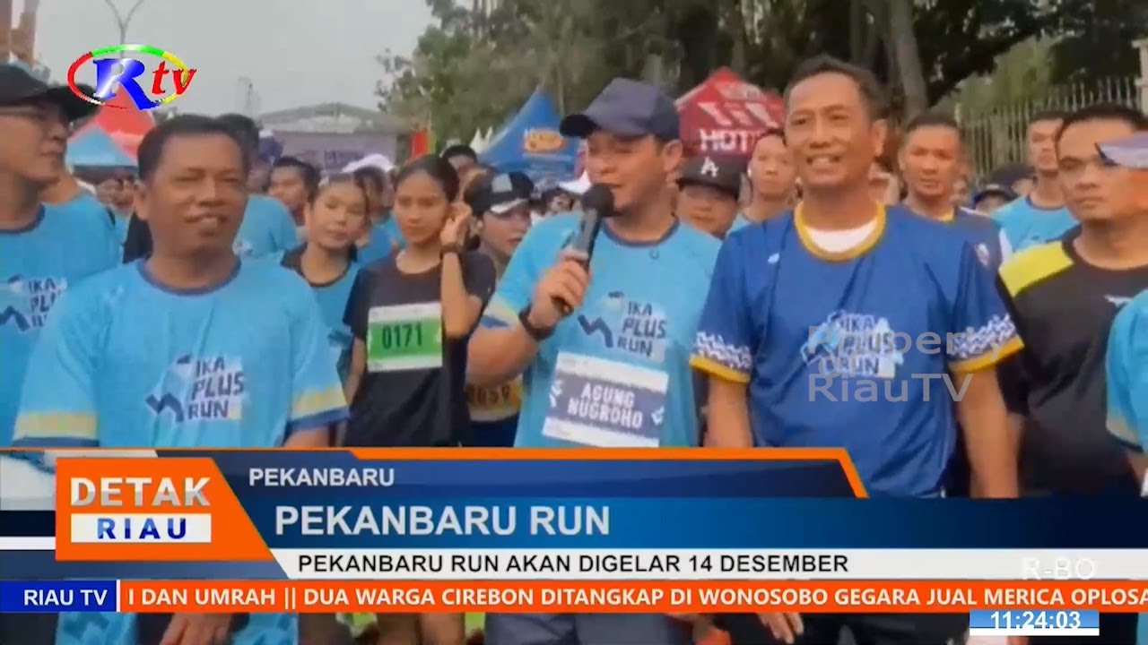 PEKANBARU RUN AKAN DIGELAR 14 DESEMBER - YouTube
