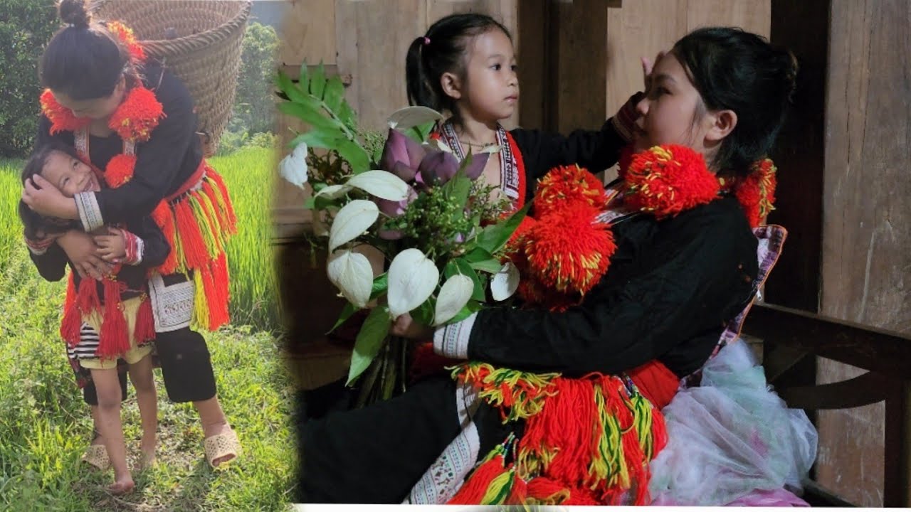 Life is love. On Vu Lan festival, Tieu Cuc personally made flowers to ...