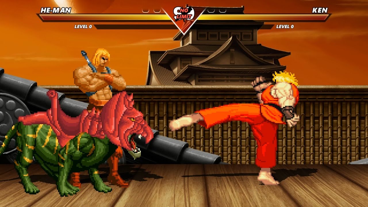 HE MAN vs KEN - High Level Awesome Fight! - YouTube