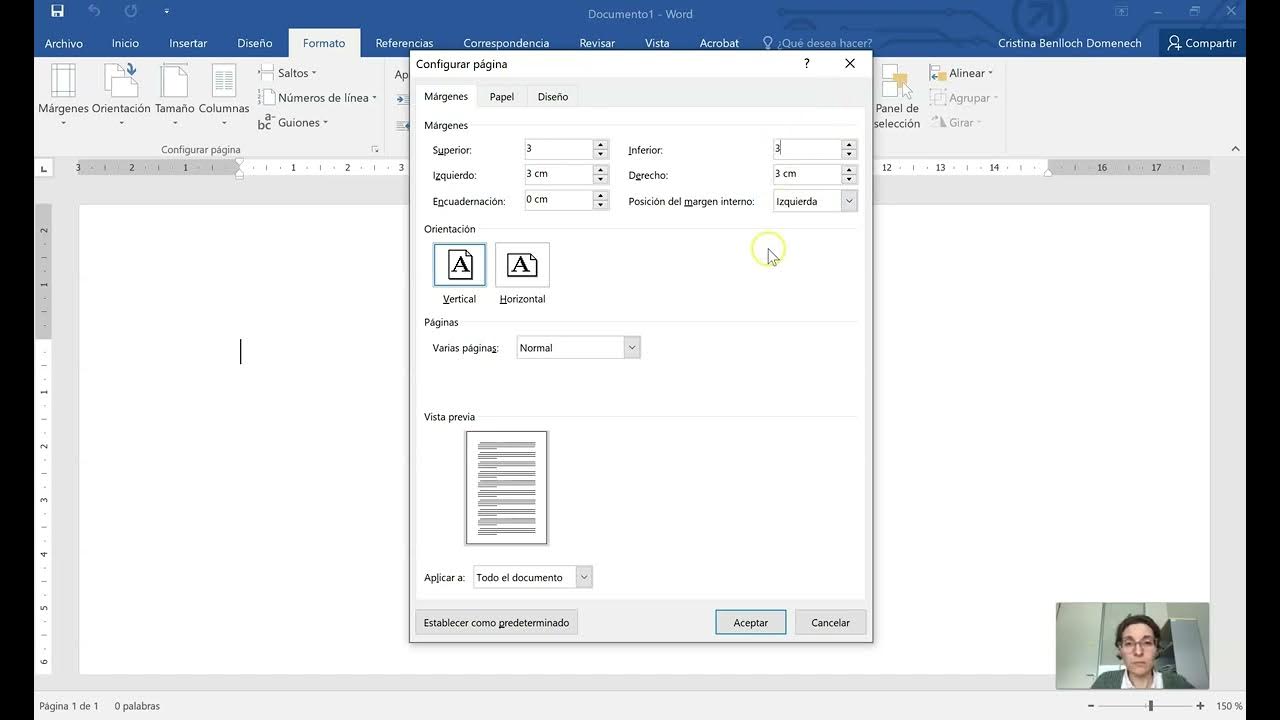 Editar márgenes en Word 2016 - YouTube