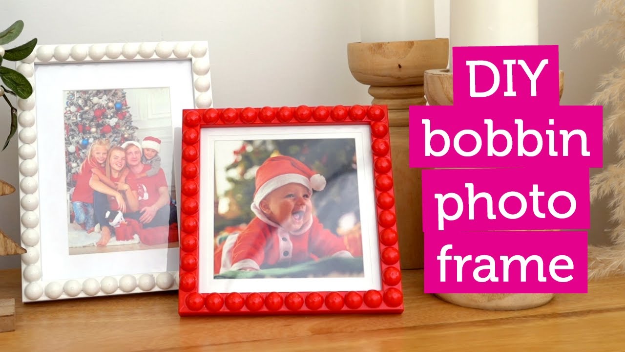 DIY Bobbin Photo Frame | Inspirations Paint - YouTube
