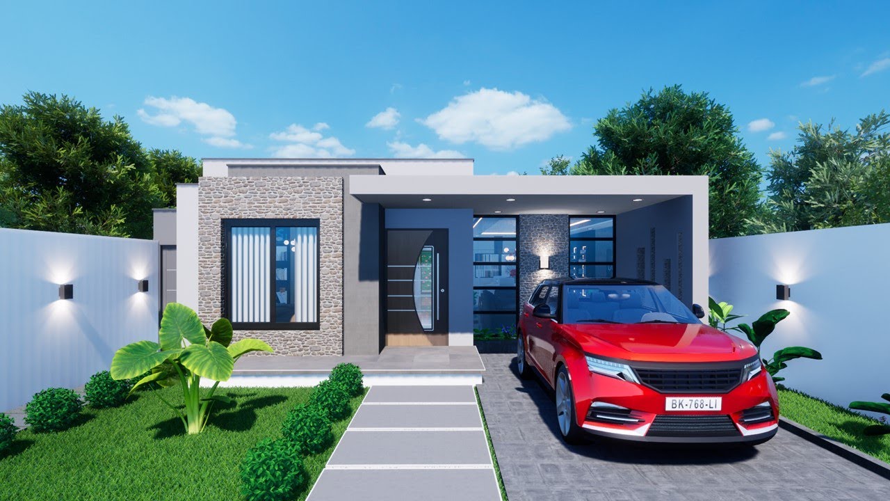 CASA HERMOSA Y MODERNA 10X16 | TRES DORMITORIOS | JMC ARQUITECTURA ...