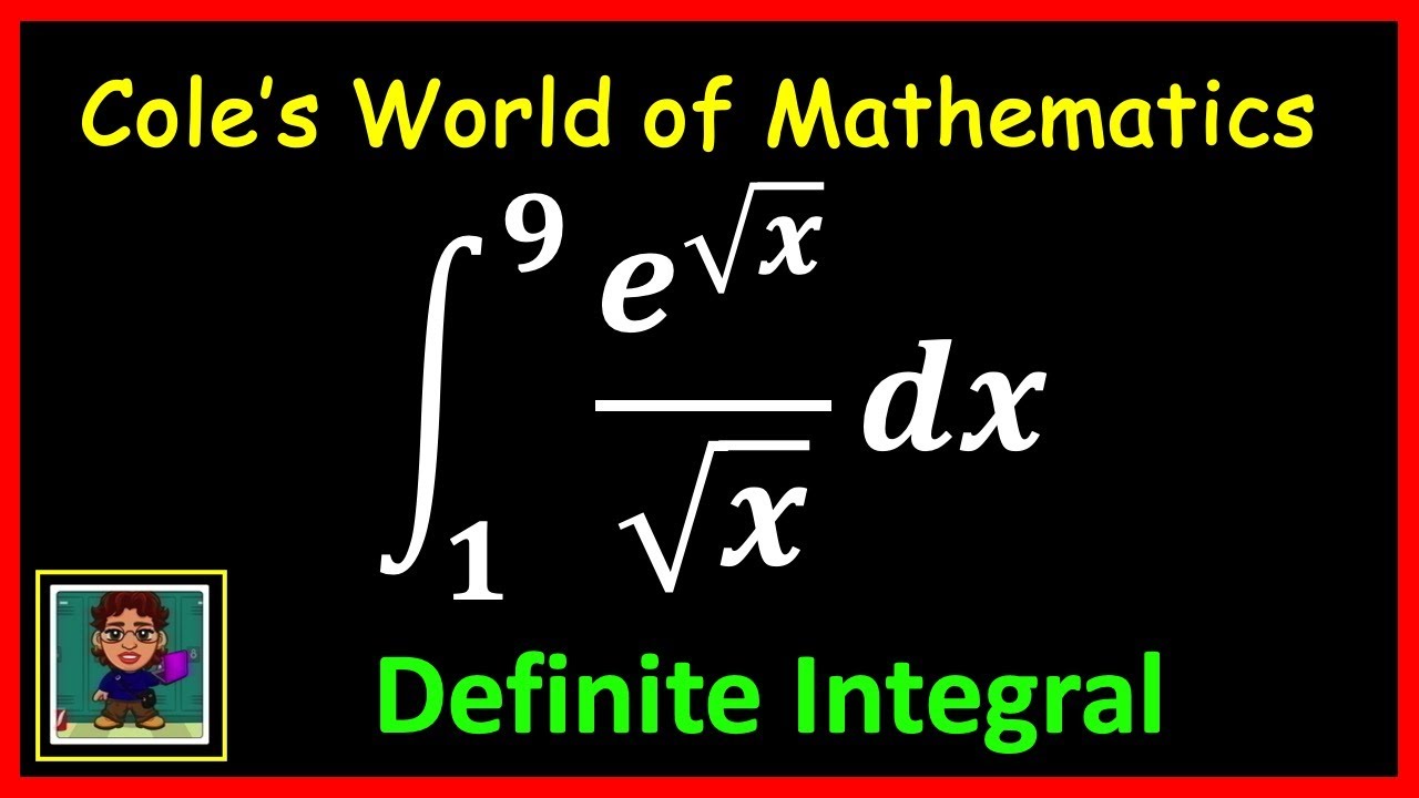 Definite Integral of e^(sqrt(x))/sqrt(x) [Calculus] - YouTube