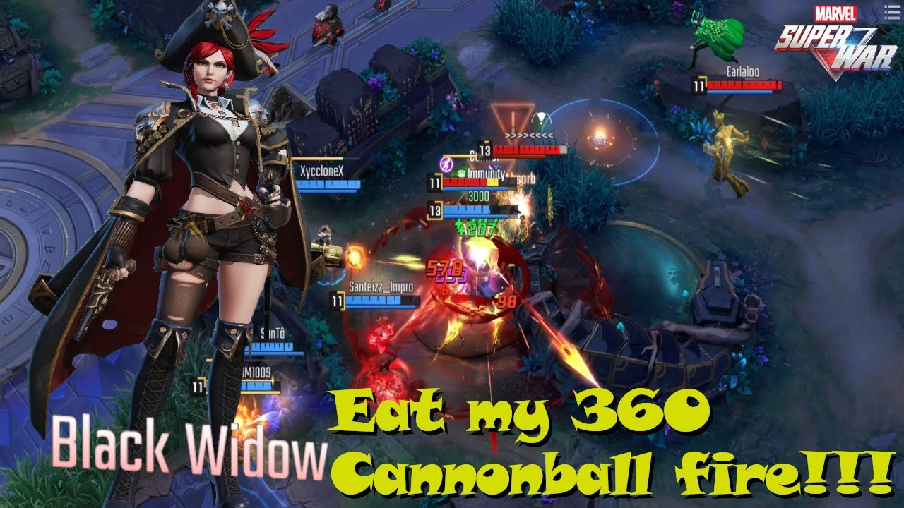 MARVEL Super War: Black Widow | Red Musketeer | Gameplay - YouTube