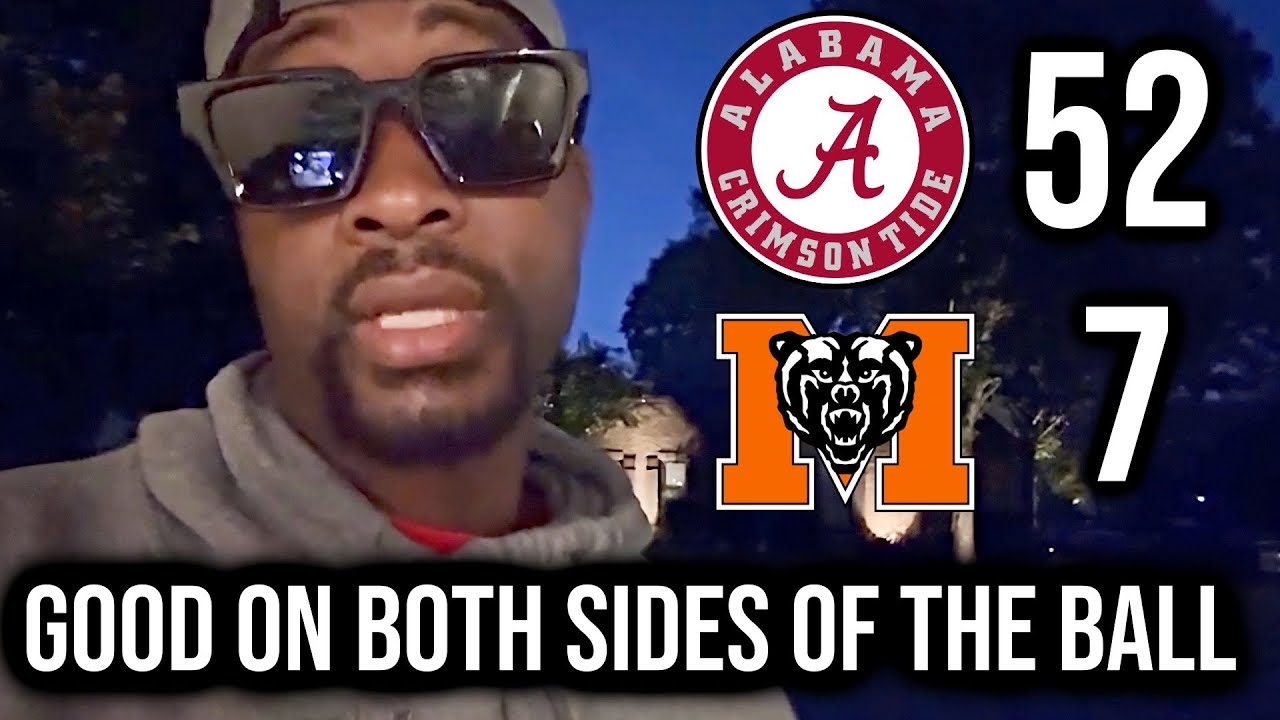 ‘Executed on everything’ - Former Bama WR reacts to Alabama vs Mercer ...