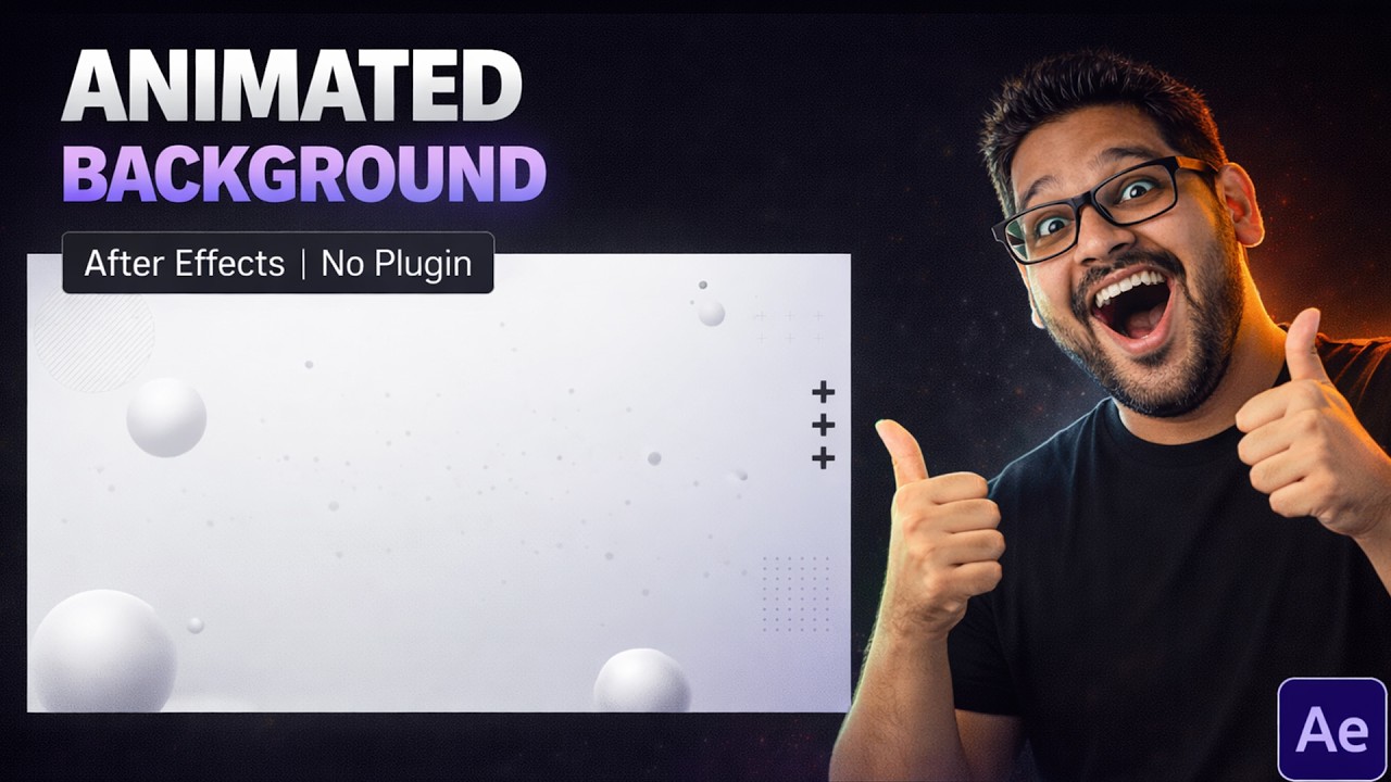Create Animated Background in After Effects — No Plugin! - YouTube