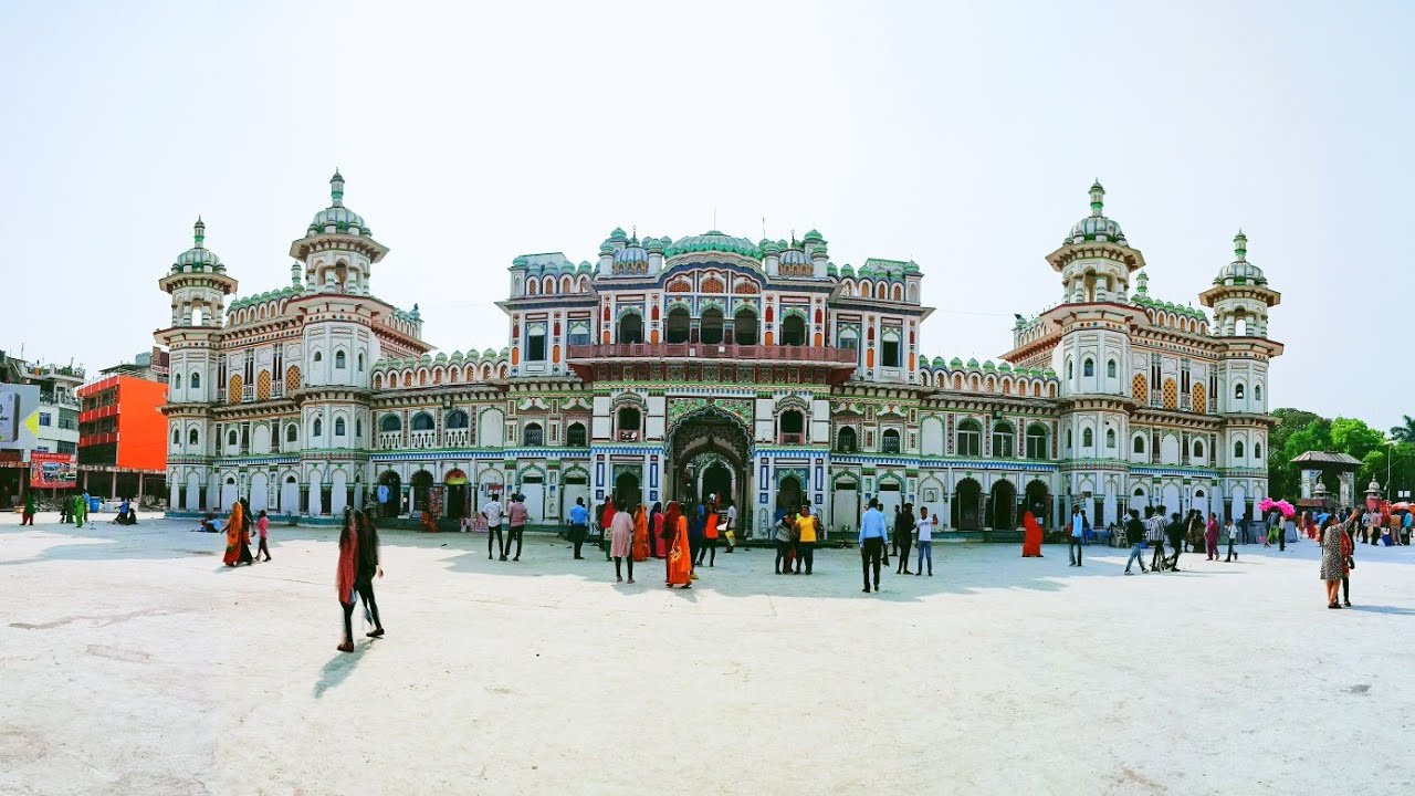 Janakpur Temple | Janaki Mandir | Railway Train station | Dhanusha Dham ...
