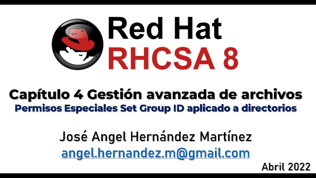 Video22 RHCSA8 Cap.4 Practica SetGId Permisos Especiales sobre archivos ...