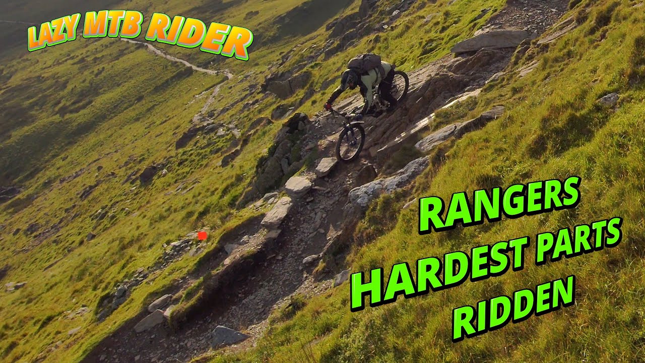 SNOWDON Rangers all the hardest parts ridden. but is it easier - YouTube