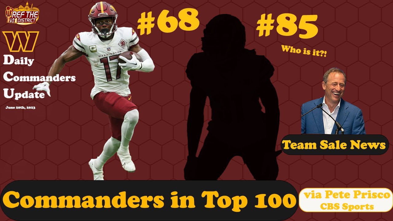 Terry McLaurin & a surprise Commander in Pete Prisco's Top 100, Josh ...