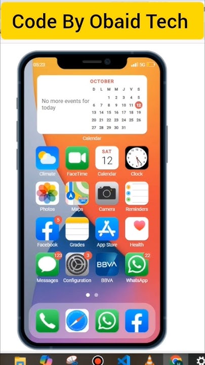 Create mobile iPhone 14 pro max || Html CSS & Js || #youtubeshorts #iphone #coding #15promax # ...