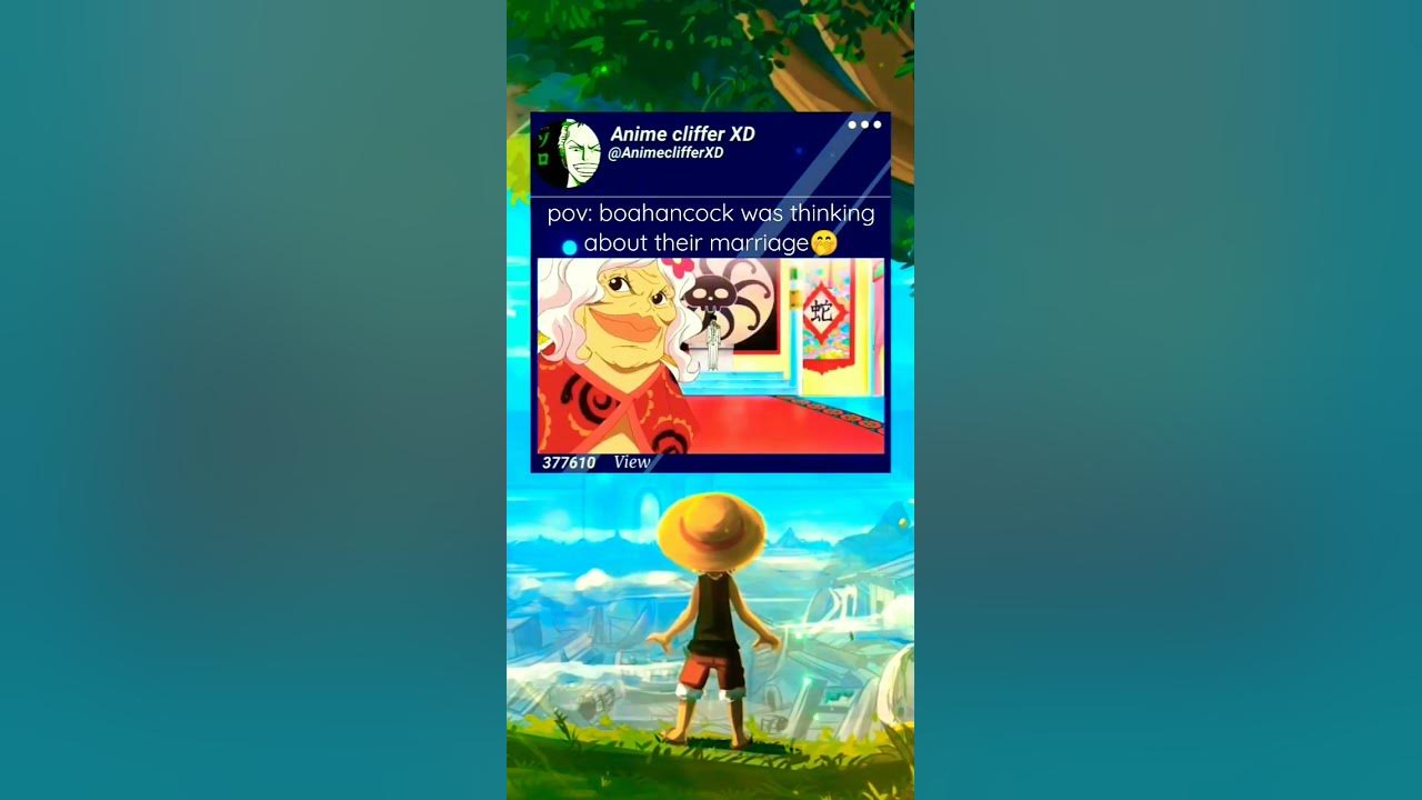 Boa Hancock Marry Luffyonepiece Luffy Anime Shorts Youtube