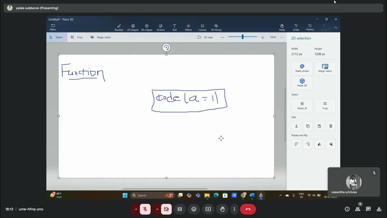 2025 01 30 -func arguments, types,code walk thro - YouTube