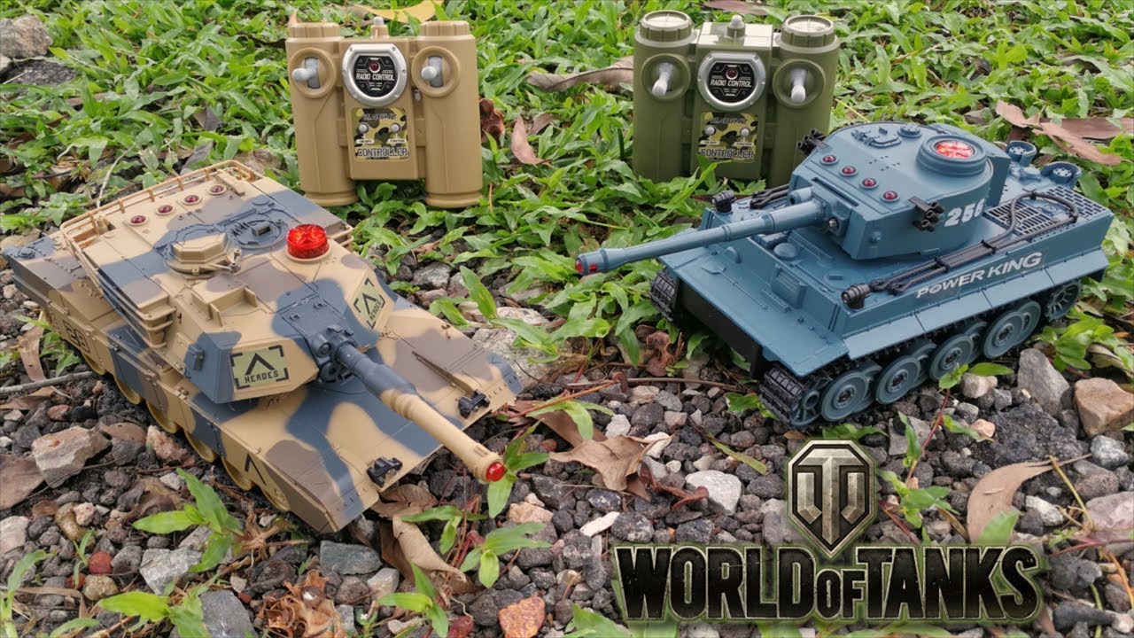 Remote Control Simulation Twin Battle Tank Set from GEARBEST - YouTube