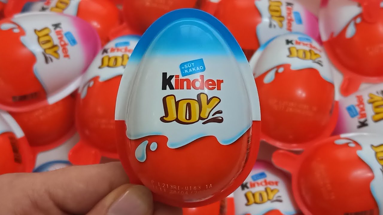 New!!! Yummy Kinder Joy Surprise Egg for boys Opening / Satisfying ...