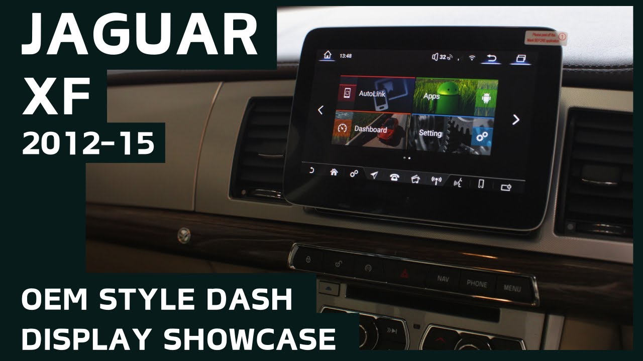 Jaguar XF | 2012-16 | OEM Style Android Dash Display Showcase - YouTube