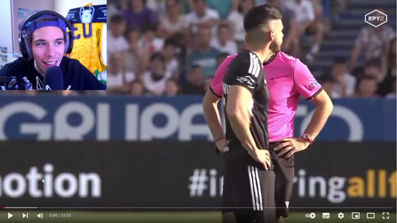 Folagor Reacciona A Su Gol En El PARTIDO de YOUTUBERS 2 😣💔 - YouTube