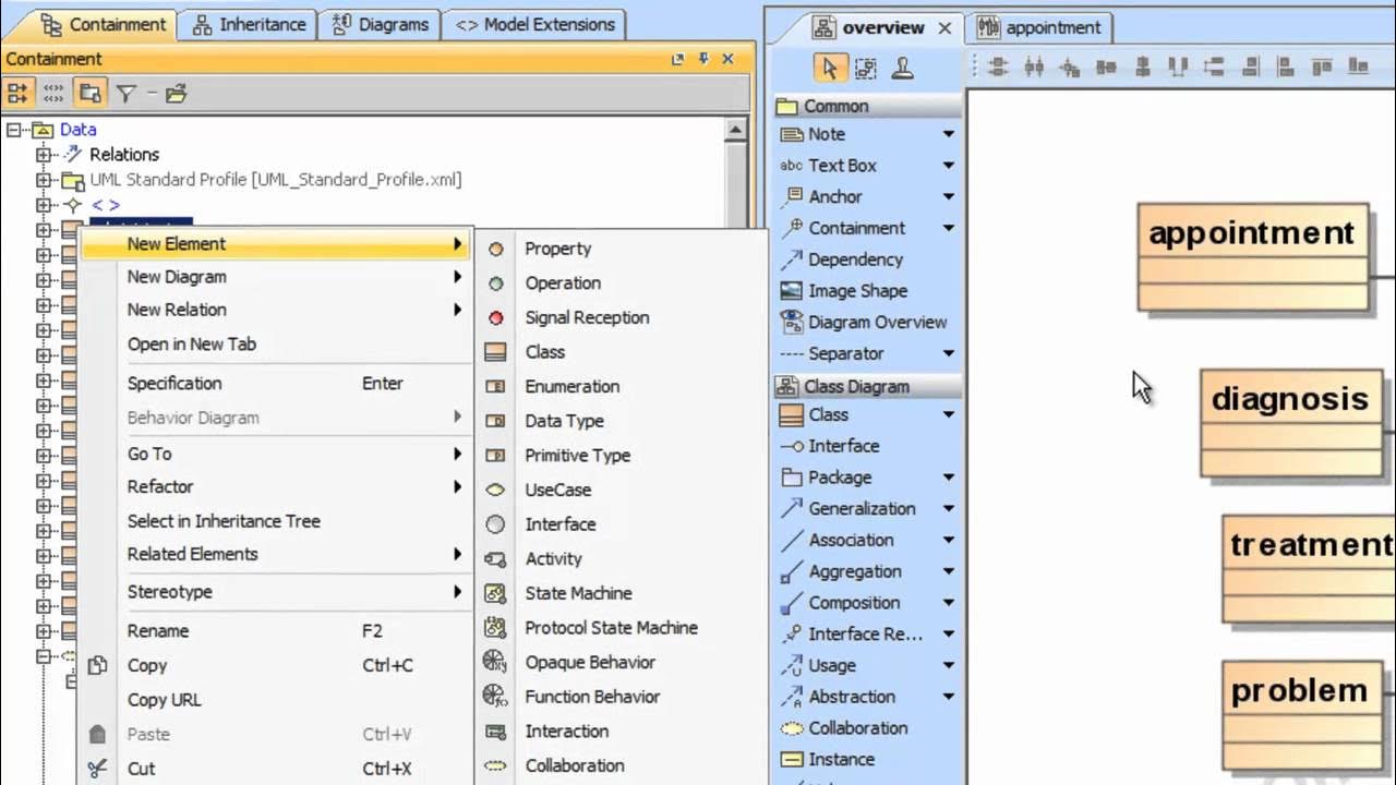 uml sequence diagrams using magicdraw (part 1) - YouTube