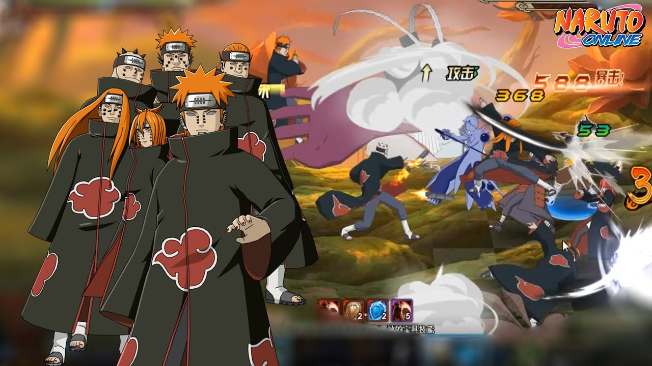 Naruto Online | Gameplay Pain [Six paths] (NOVO PAIN DEVA) - YouTube
