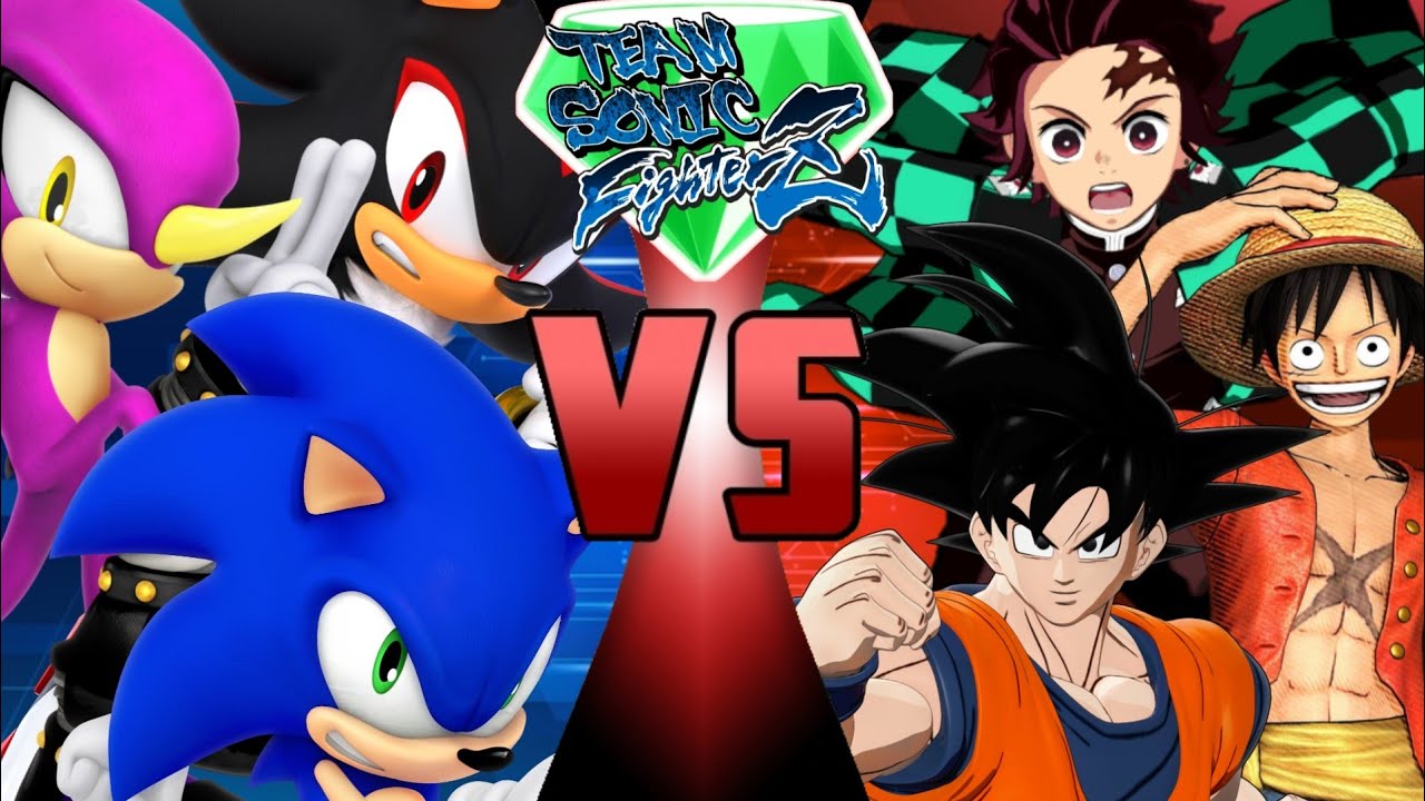 Team Sonic FighterZ: Sonic, Shadow and Espio VS Anime Guest Stars (Gameplay) - YouTube