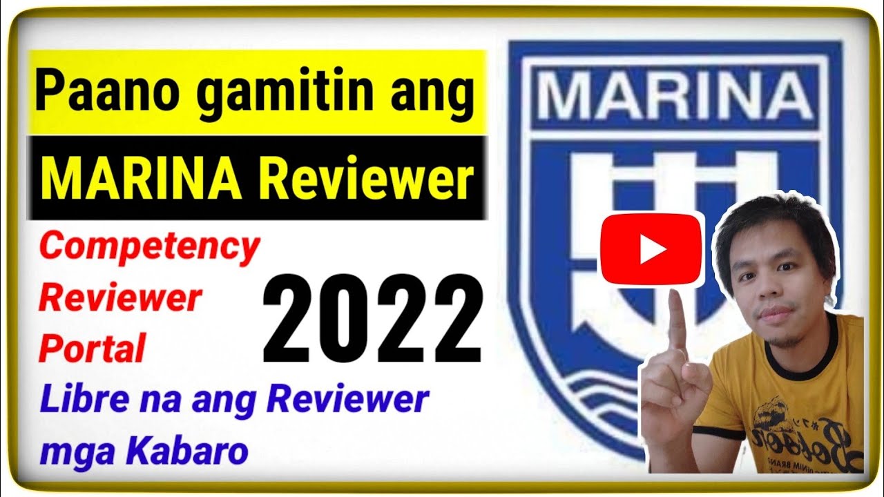 Libre na MARINA Reviewer CRP Competency Reviewer Portal 2022 - YouTube