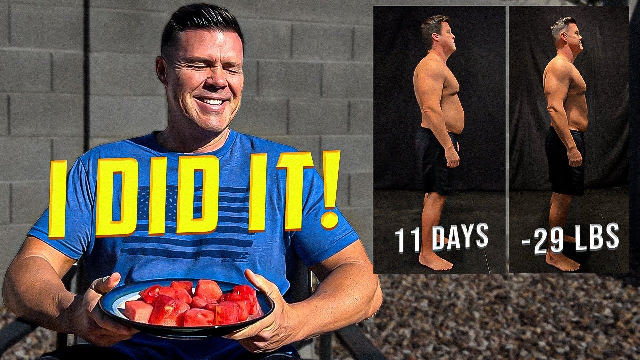 I Lost 29 Lbs. In 11 Days | 7-Day Fast Results | Breaking the Fast and ...