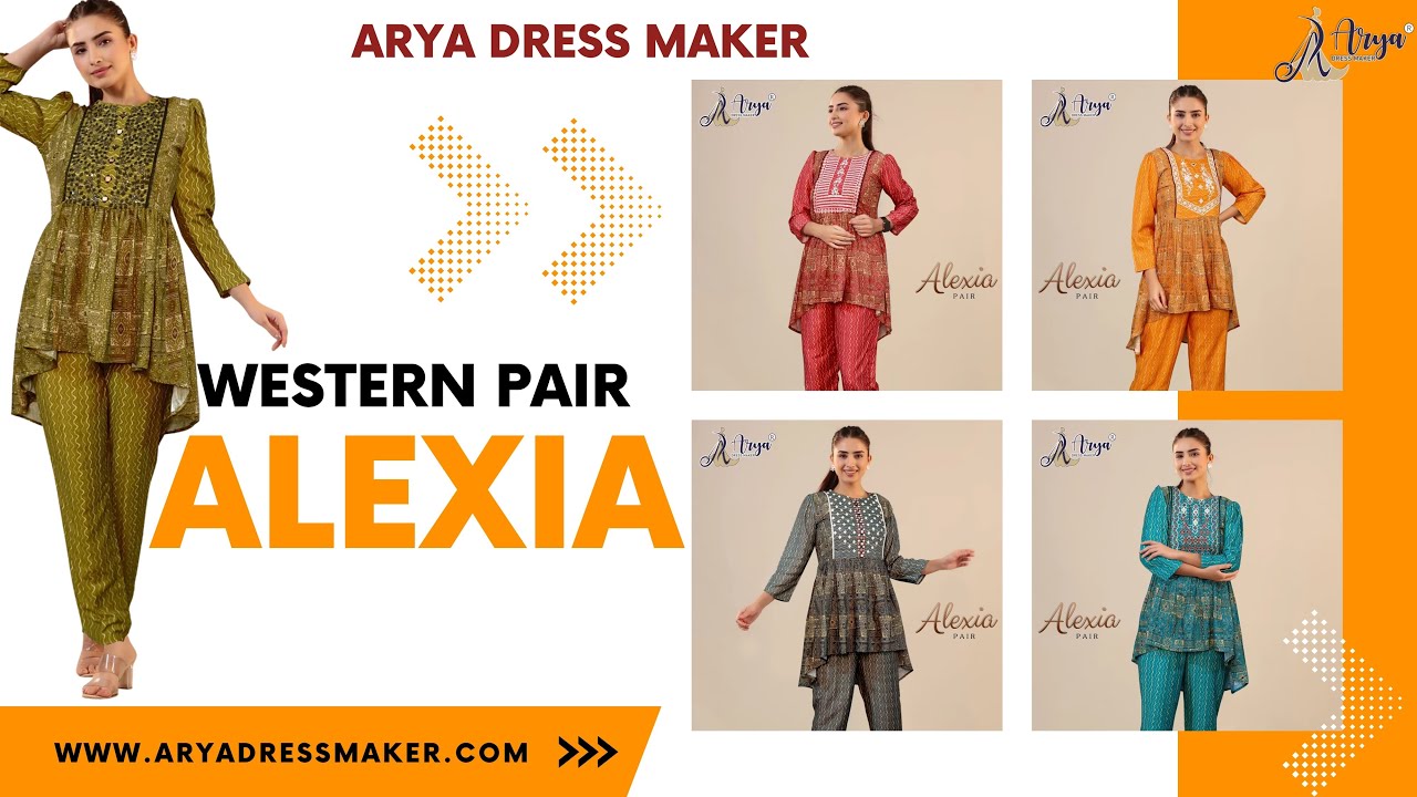 Arya Dress Maker || Alexia Western Pair || New Catalogue For Women's ...