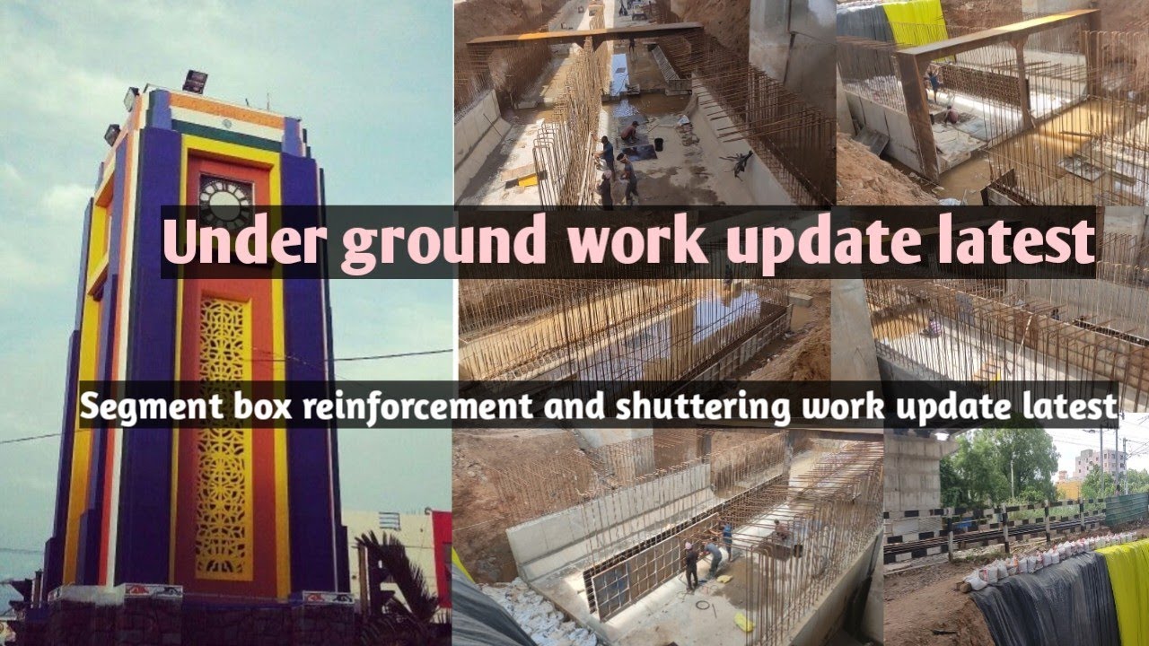 Under ground work update latest | Segment box Reinforcement and ...