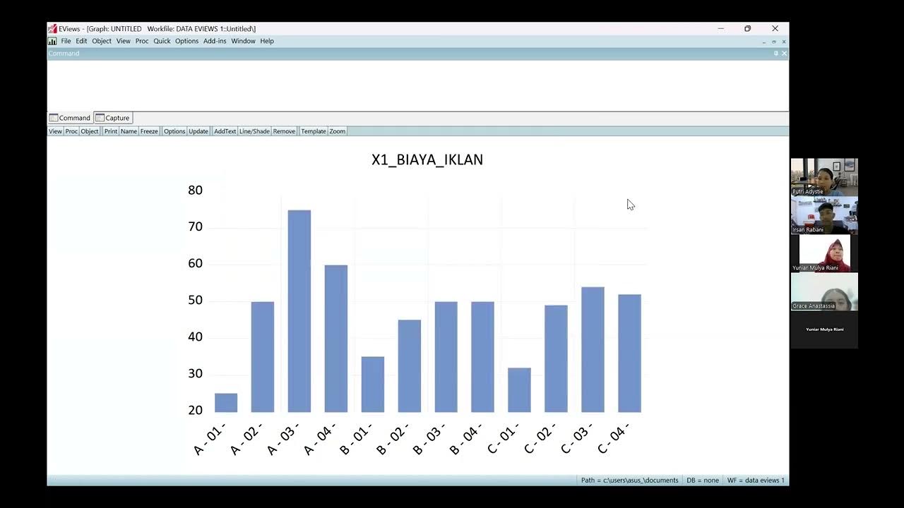 KELOMPOK 7 | MEMBUAT WORKFILE, INPUT DATA, DAN STATISTIKA DESKRIPTIF DI EVIEWS - YouTube