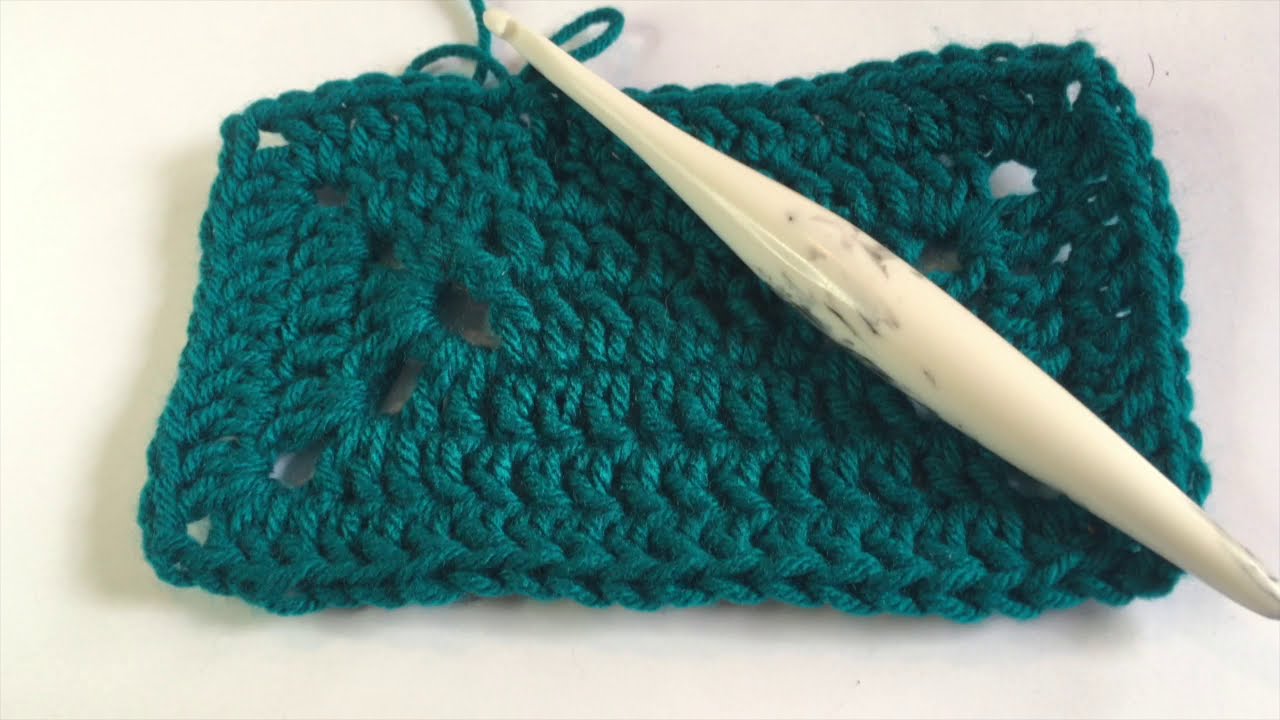 Rectangle Granny Square Tutorial! - YouTube