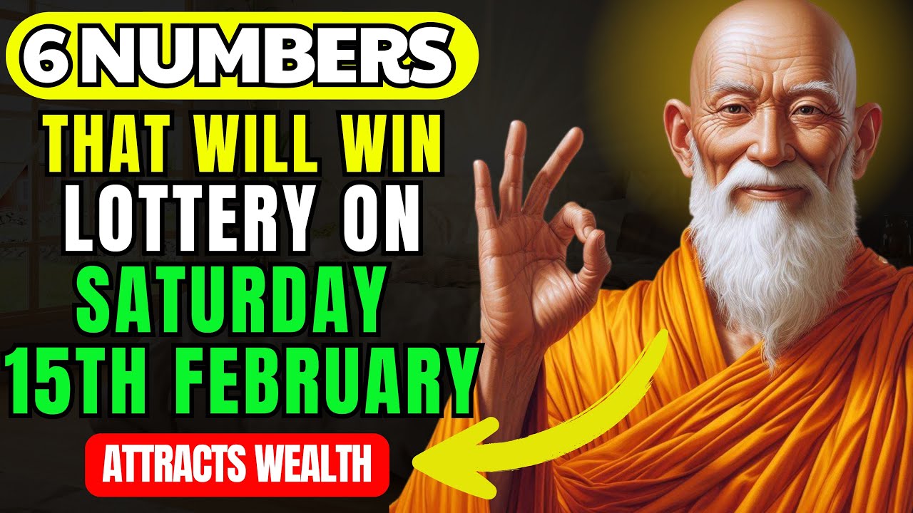 Lucky Numbers: 6 NUMBERS TO WIN JACKPOT LOTTERY on SATURDAY 15TH ...