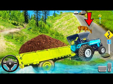 Heavy Tractor Trolley Cargo Simulator 3d Truck - Gerçekçi Traktör Sürme Oyunu - Android Gameplay