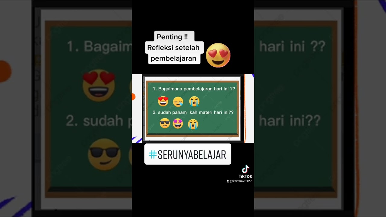 Refleksi pakai emoji ,serruu !! - YouTube