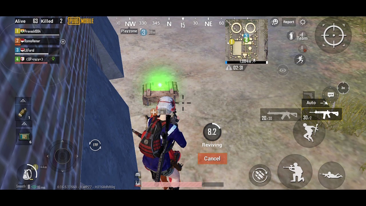 Best 4 finger control of the PUBG MOBILE - YouTube