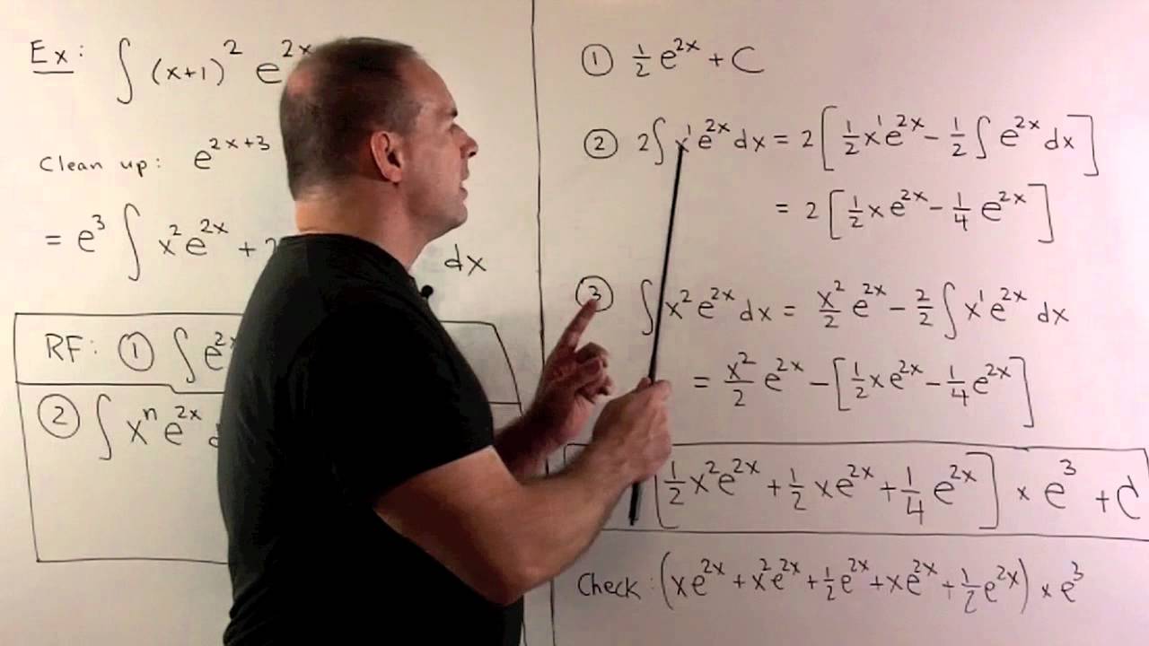 Reduction Formula For X n Exp ax YouTube