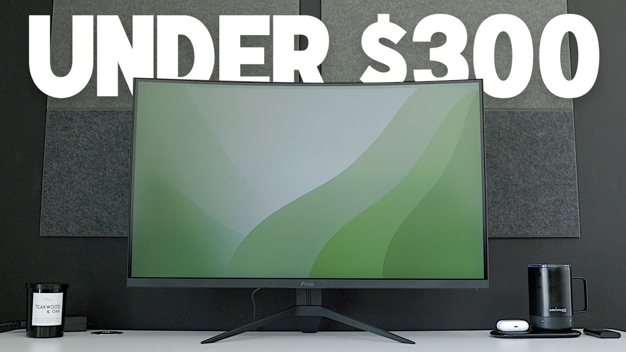Pixio PXC327 Advanced 32" Curved Monitor Review | Work From Home ...