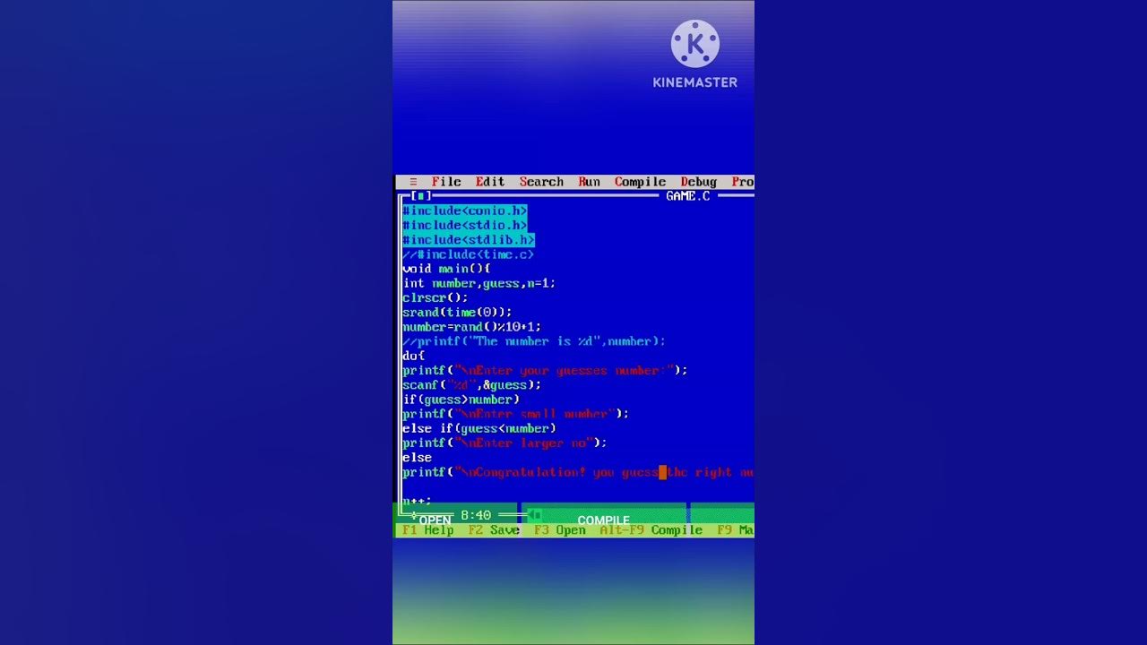 ππi Made Guessing Game Using C Programming ππ οΈcodes Coder Computer Codelover Codecoding